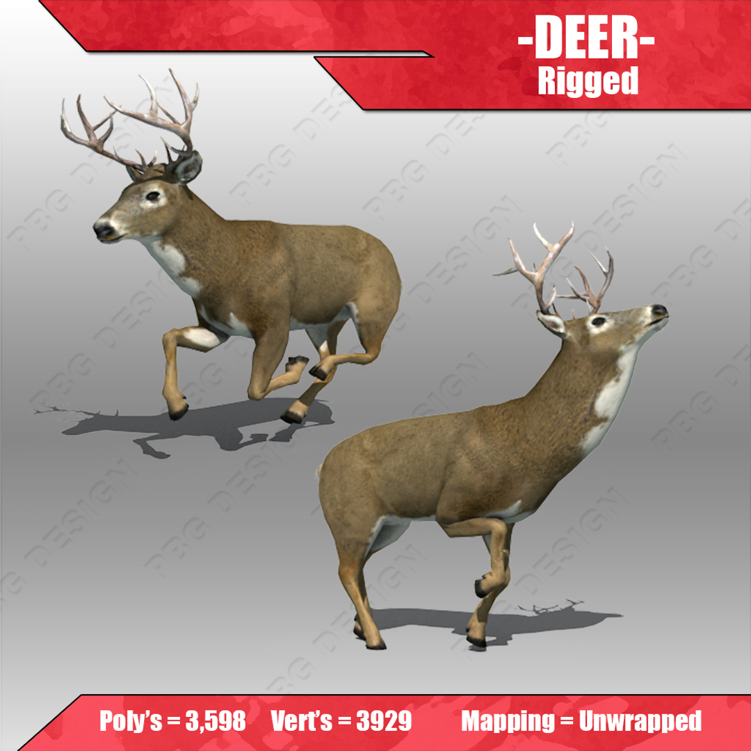 deer 3d 3ds