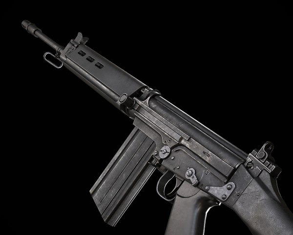modelo 3d FN FAL AAA Game Ready PBR Low-poly modelo 3d - TurboSquid 2003972
