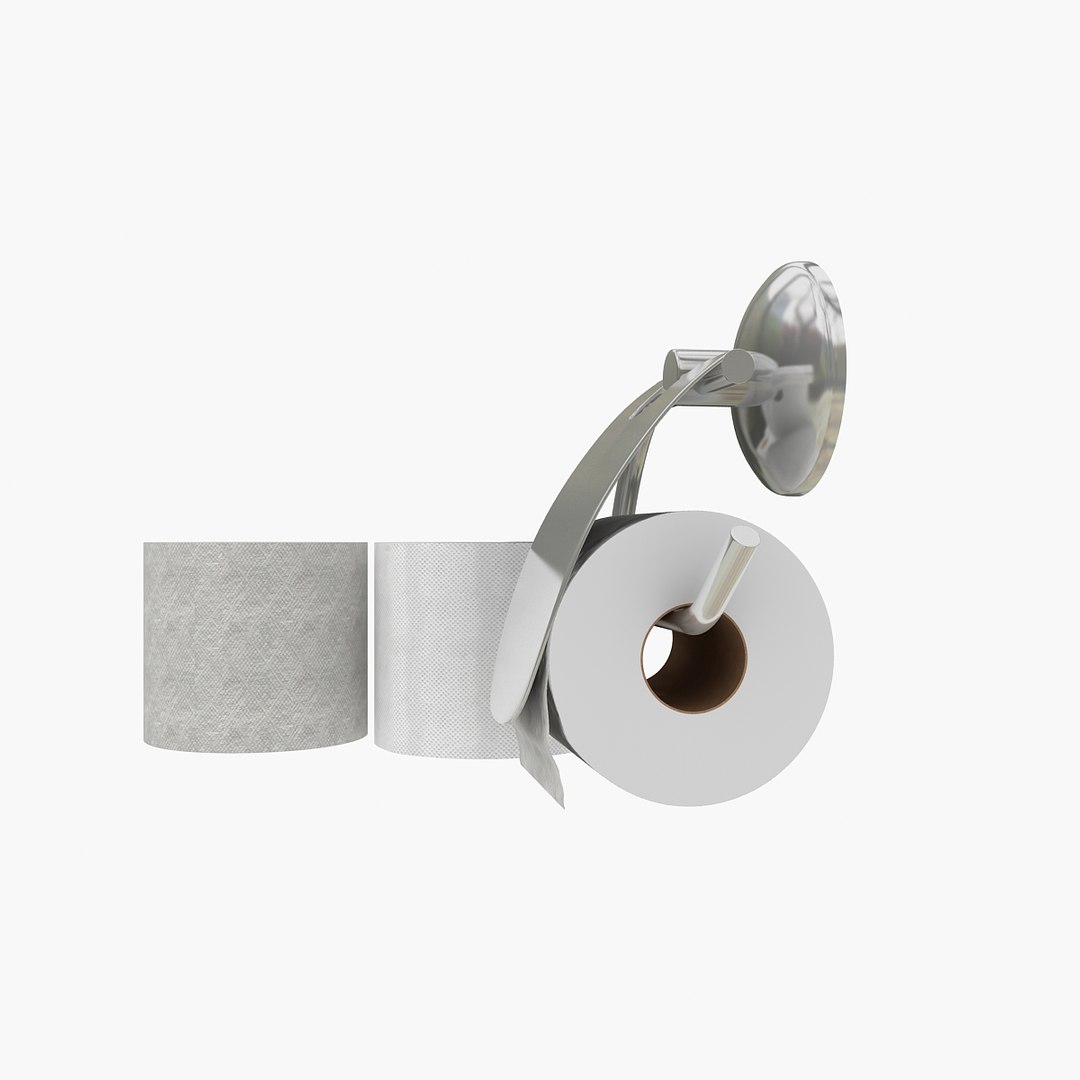 Realistic Toilet Paper 3d Max