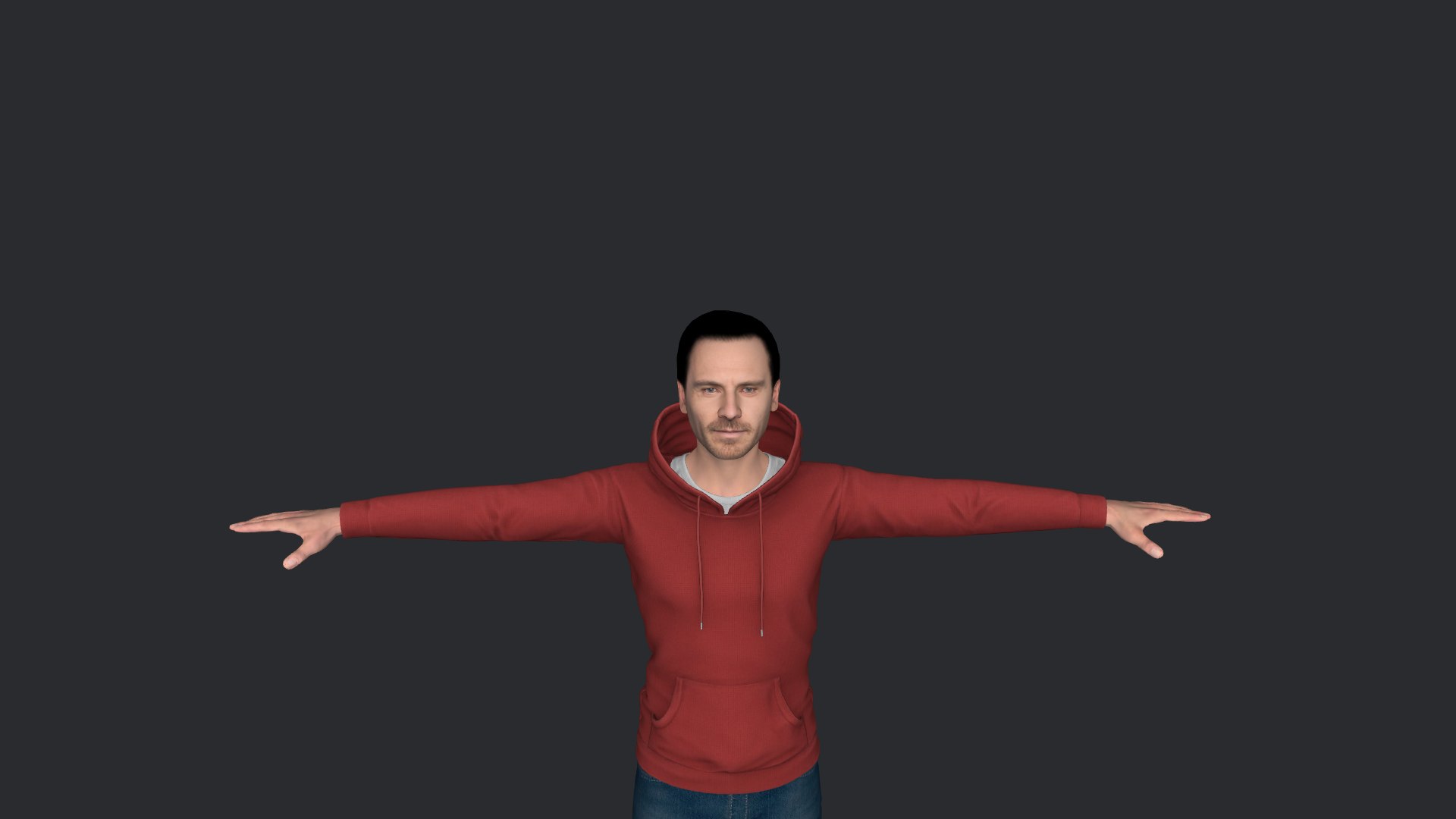 3D Michael Fassbender Hyper Realistic Full Body Fully Rigged 3D ...