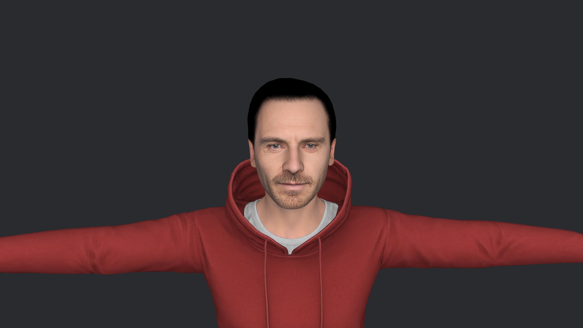 3D Michael Fassbender Hyper Realistic Full Body Fully Rigged 3D ...