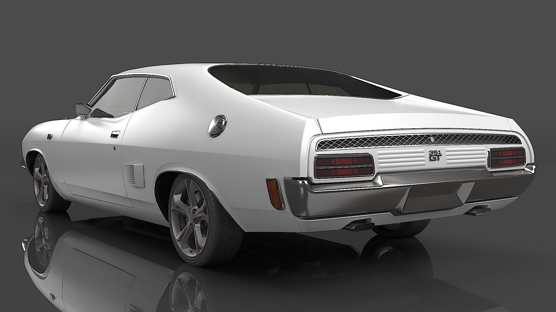3D 1973 Ford Falcon GT Model - TurboSquid 1938005