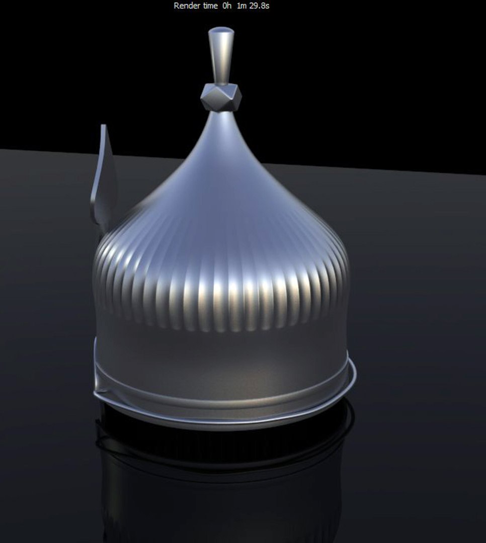 ottoman helmet 3d model