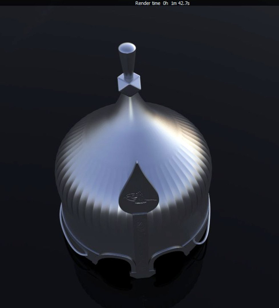 ottoman helmet 3d model