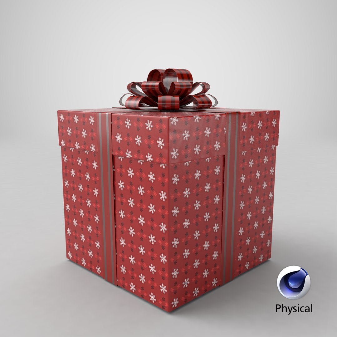 Real gift box ribbon 3D - TurboSquid 1352165