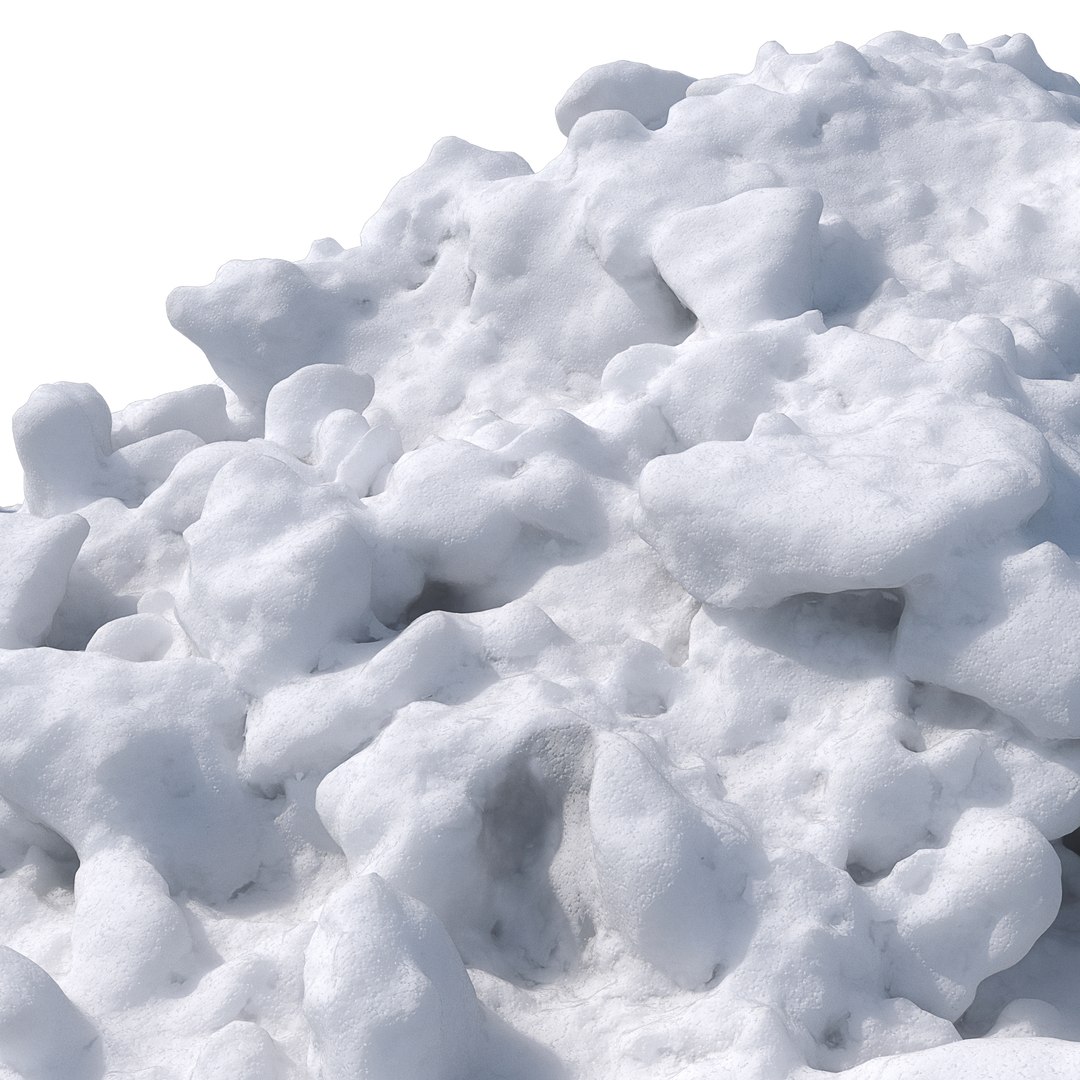 3D Ultra realistic a Pile of snow 2 2021 model - TurboSquid 1837203