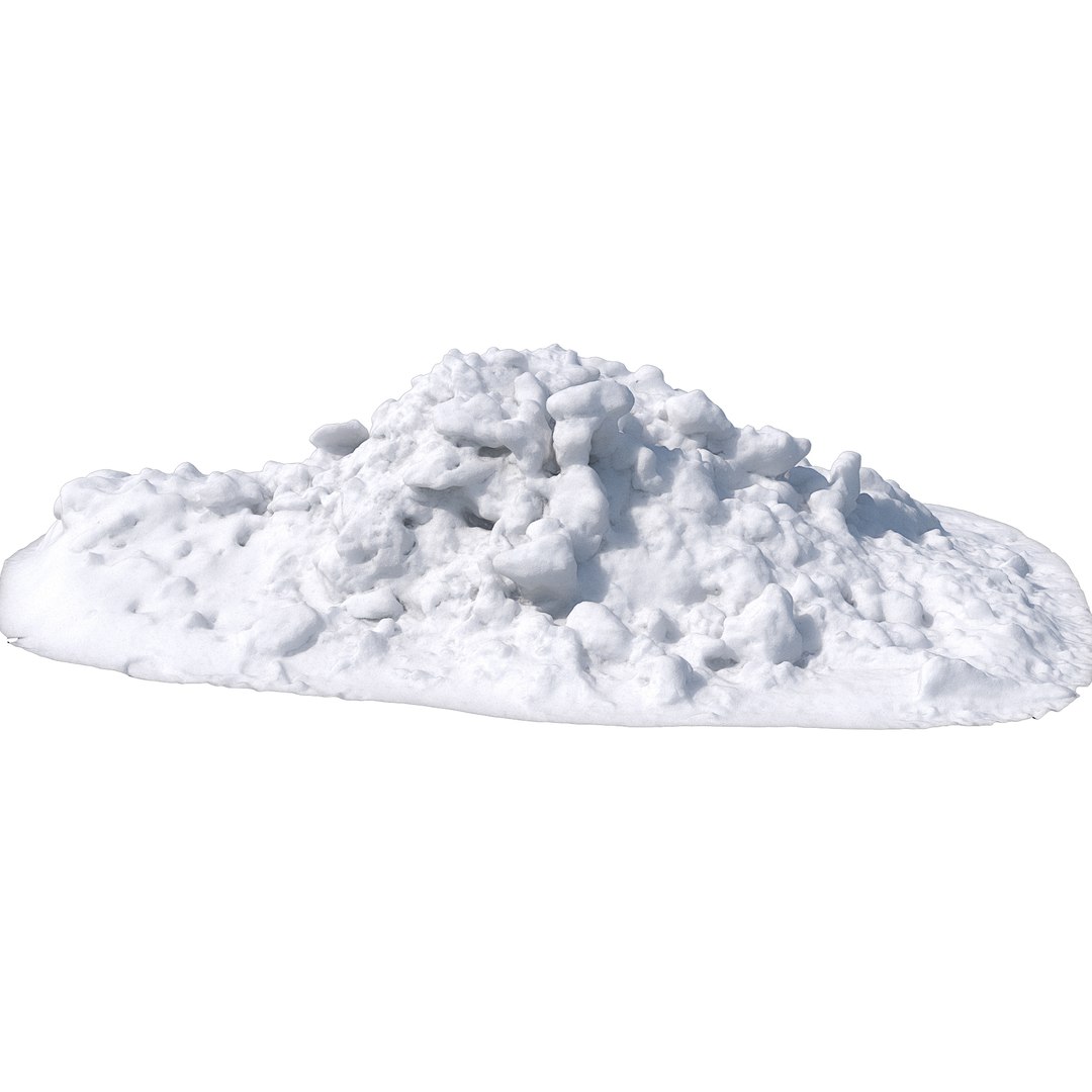3D Ultra realistic a Pile of snow 2 2021 model - TurboSquid 1837203