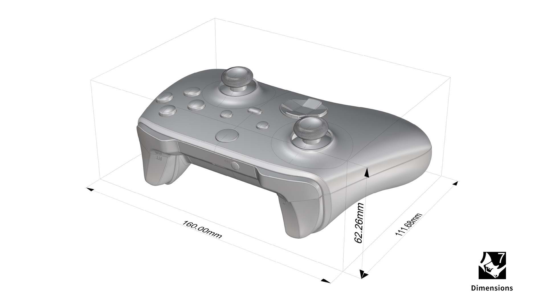 Wireless Controller 3D Model - TurboSquid 2511899