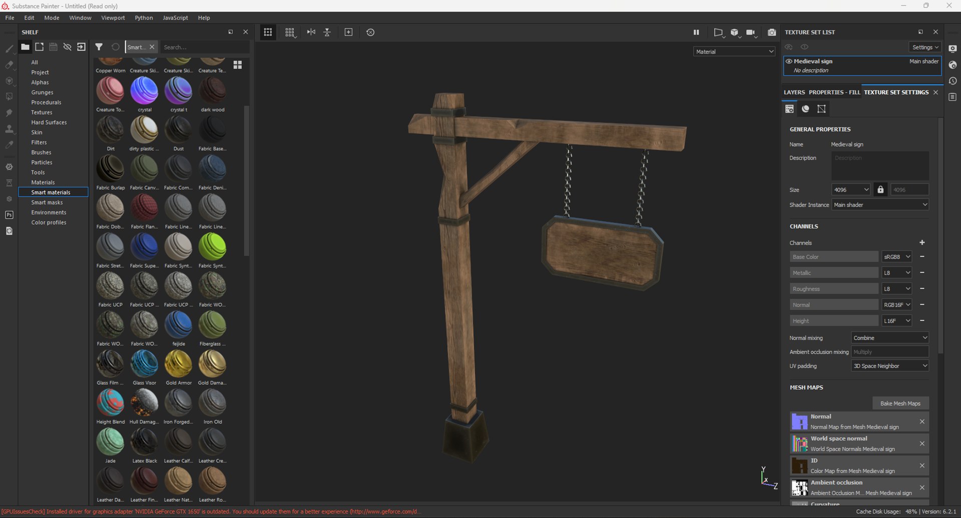 3D Model Medieval Sign - TurboSquid 2162024