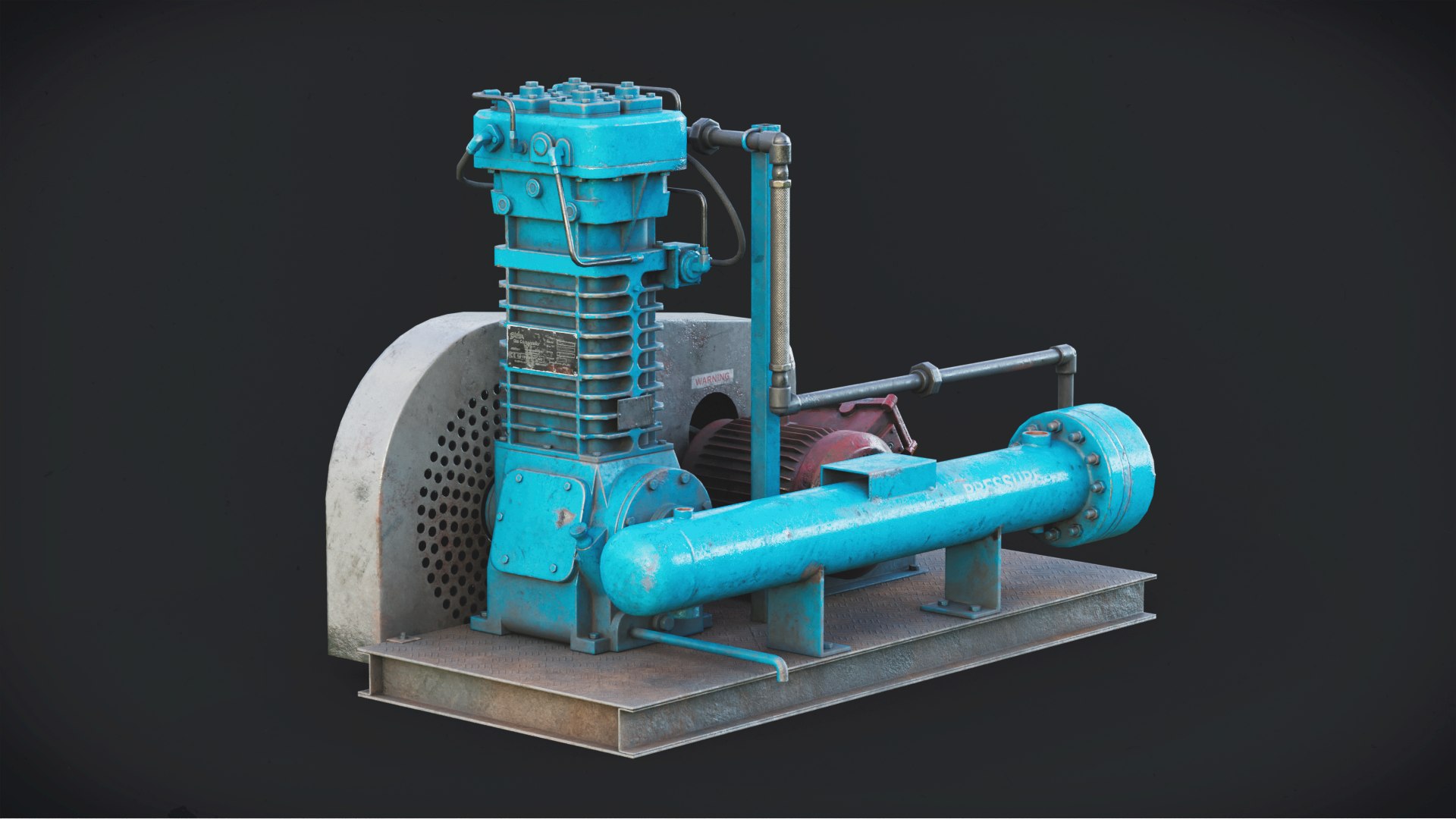 Gas Compressor GameReady LODs3D模型 - TurboSquid 2075223