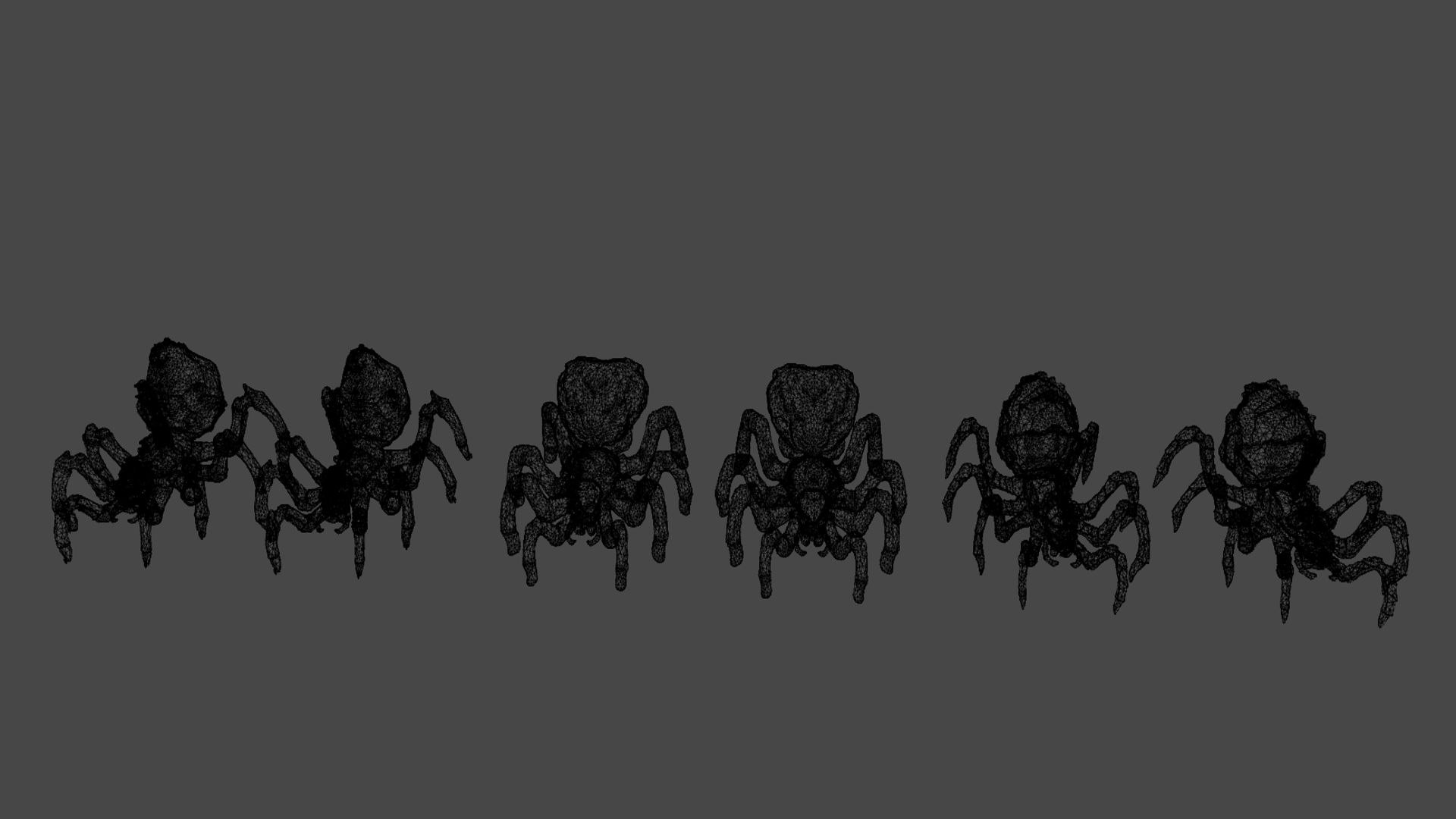 3D Spider Pack Textures With Animation - TurboSquid 2328446