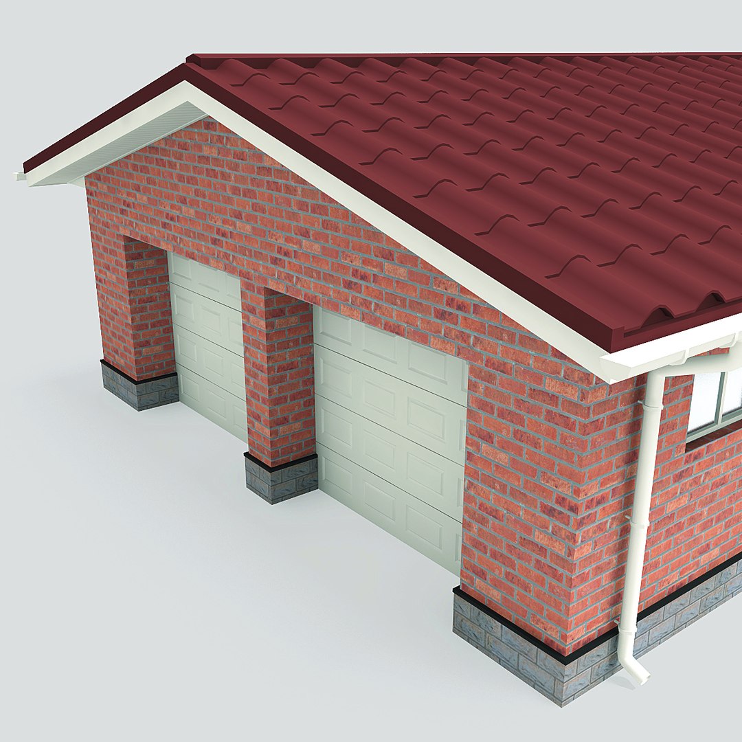 3d garage v2 model