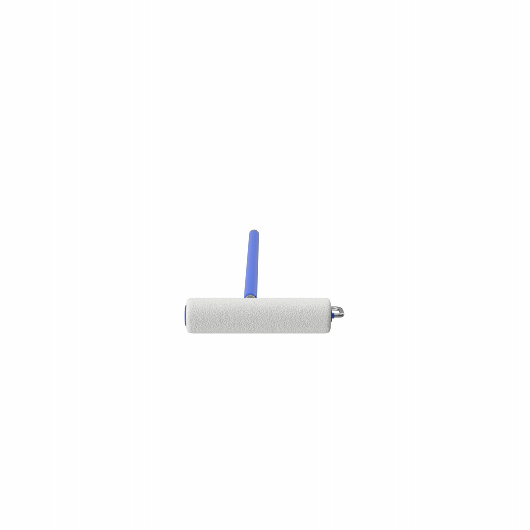 Blue Paint Roller 3D Model - TurboSquid 2351873