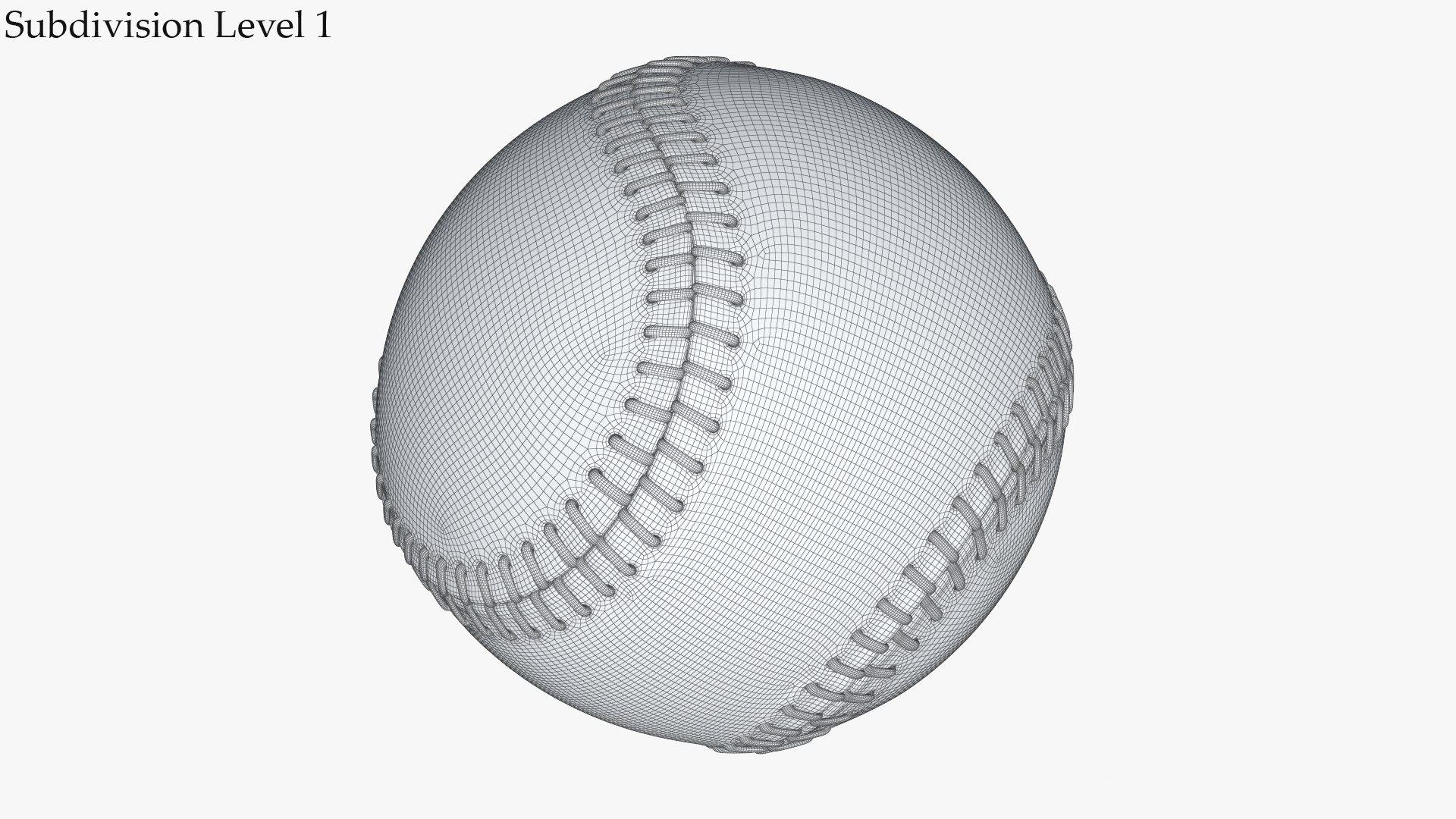 baseball texture 3d