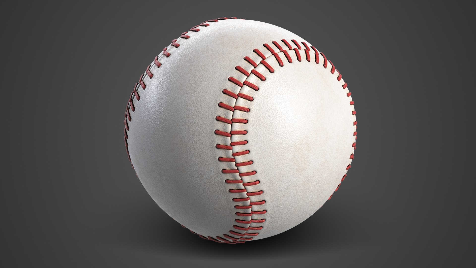 3d ball baseball model