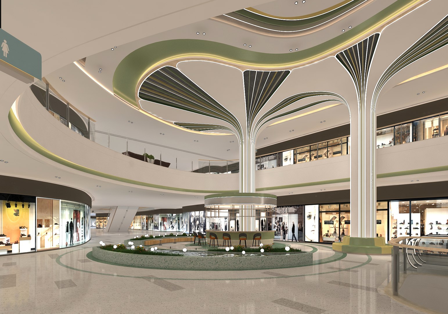 Shopping Mall 49 3D Model - TurboSquid 2400520
