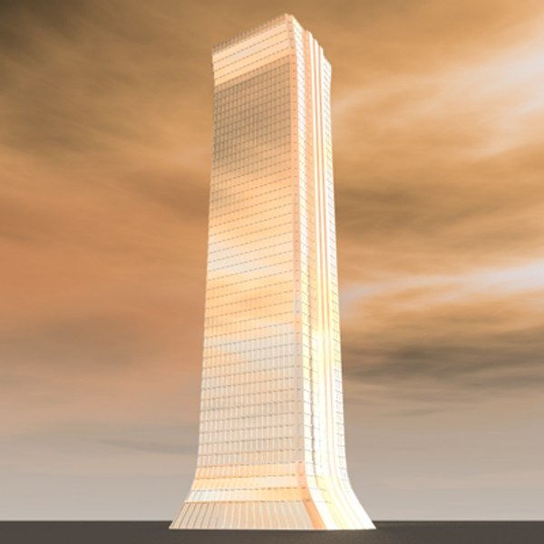 3d skyscraper window model