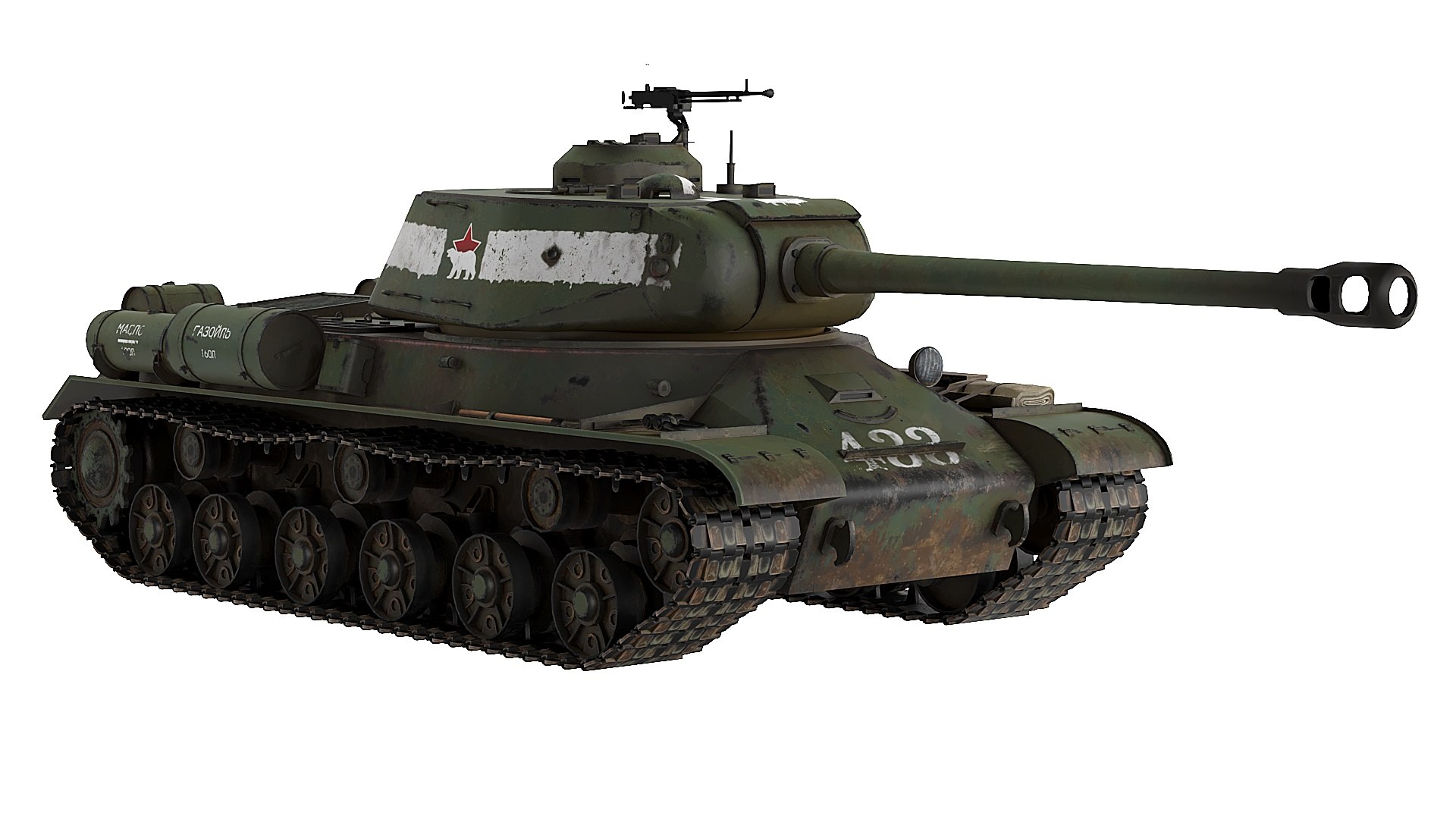 3D IS-2 Tank 3D Model - TurboSquid 2386620