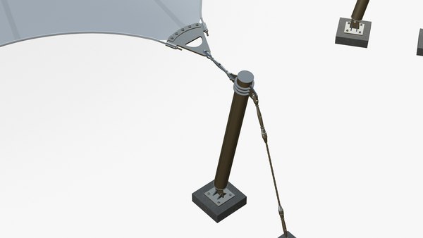 Tensile Structures Conical Arch 3D model - TurboSquid 1917099