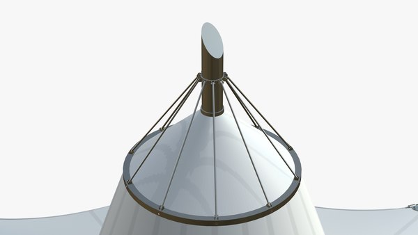 Tensile Structures Conical Arch 3D model - TurboSquid 1917099