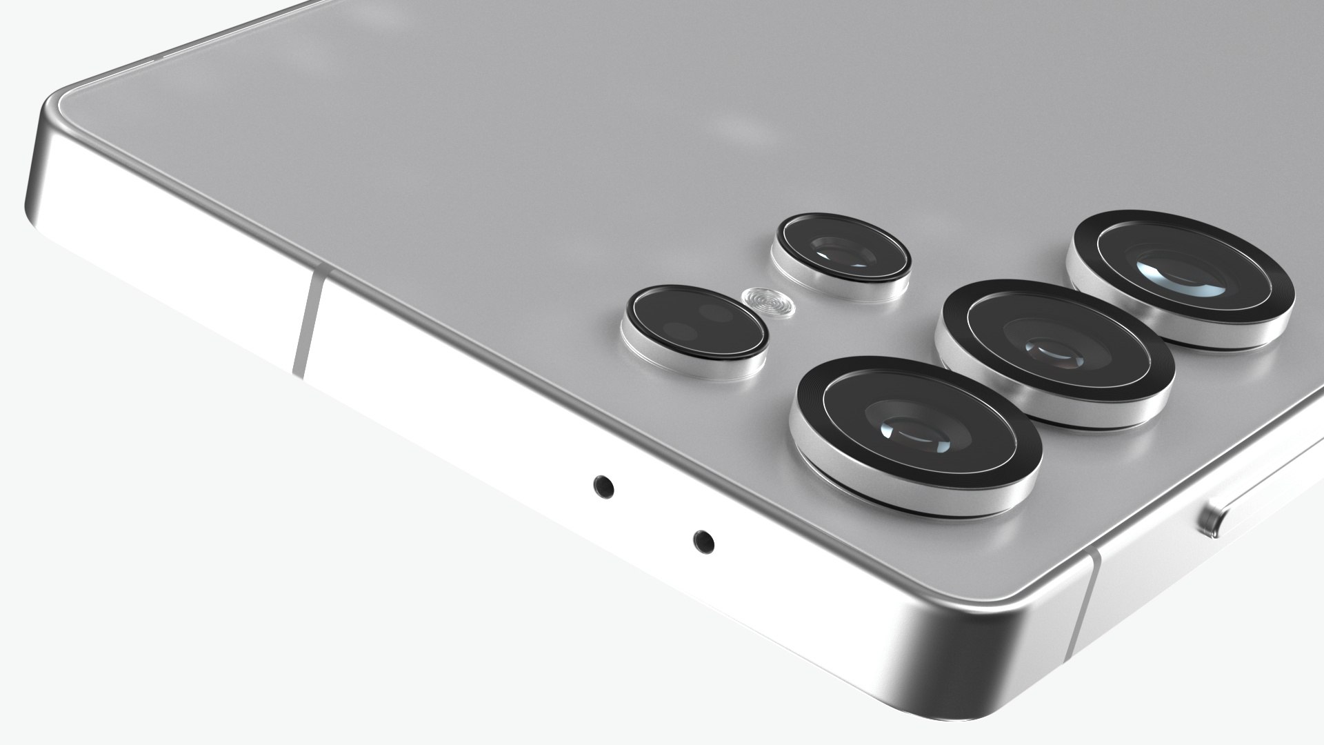Samsung Galaxy S25 Ultra Titanium White Silver 3D Model - TurboSquid ...