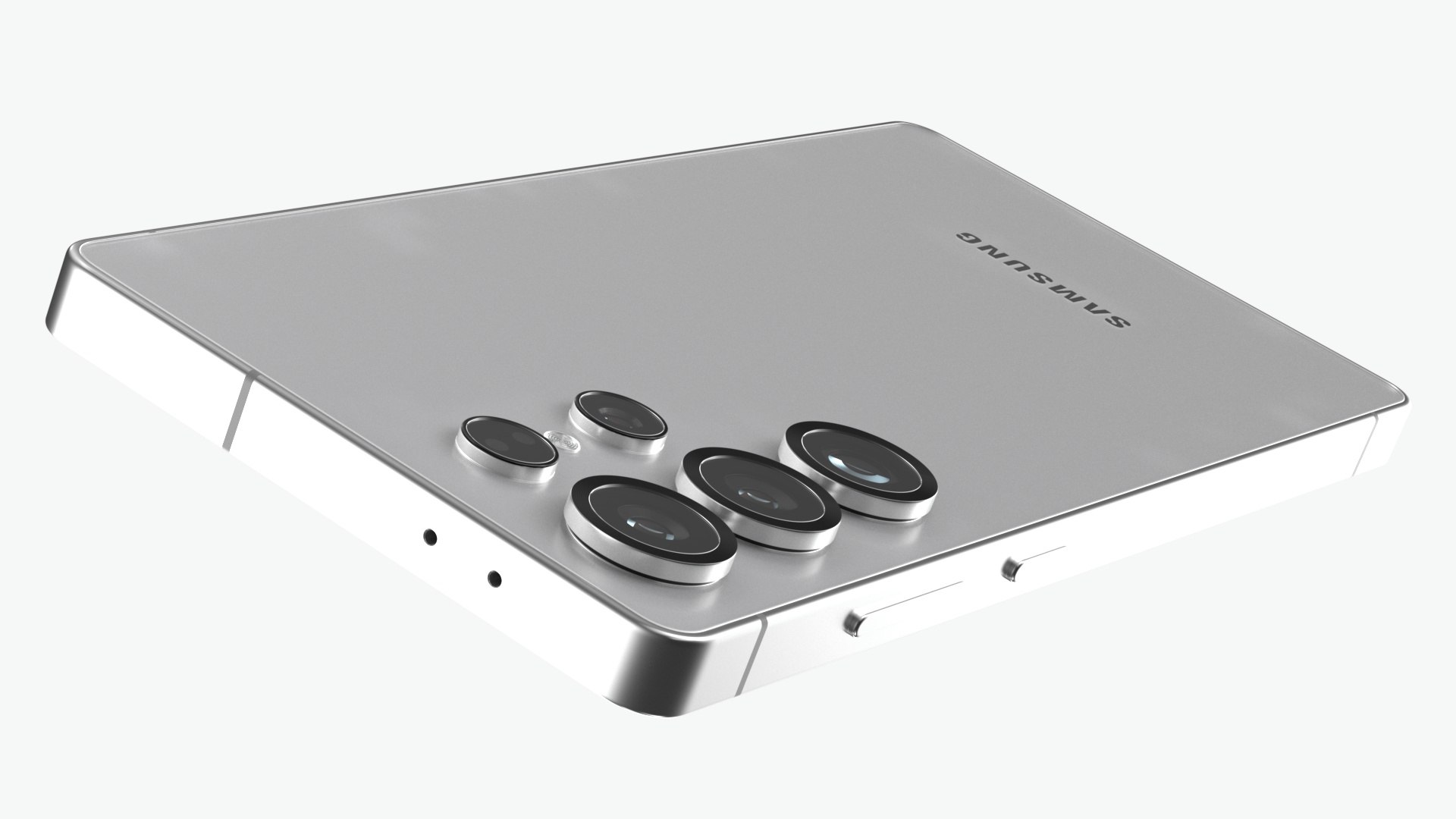Samsung Galaxy S25 Ultra Titanium White Silver 3D Model - TurboSquid ...