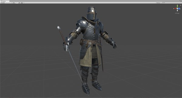 modelo 3d Knight Character PBR Game listo - TurboSquid 1479361