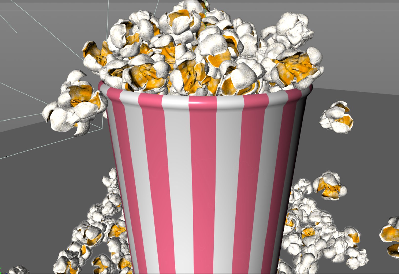 Pop Corn 3D Model - TurboSquid 1551952