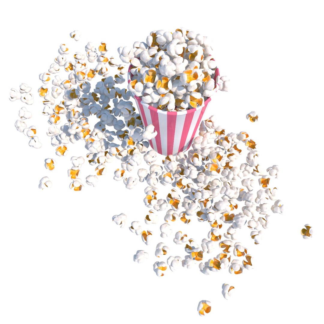 Pop Corn 3D Model - TurboSquid 1551952