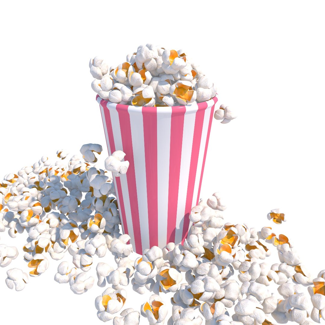Pop Corn 3D Model - TurboSquid 1551952
