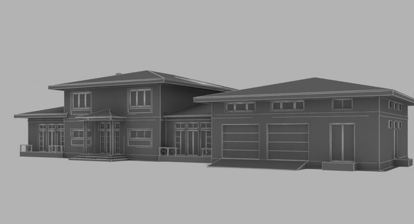 modelo 3d 332 35-42 casa de dos pisos - TurboSquid 994972