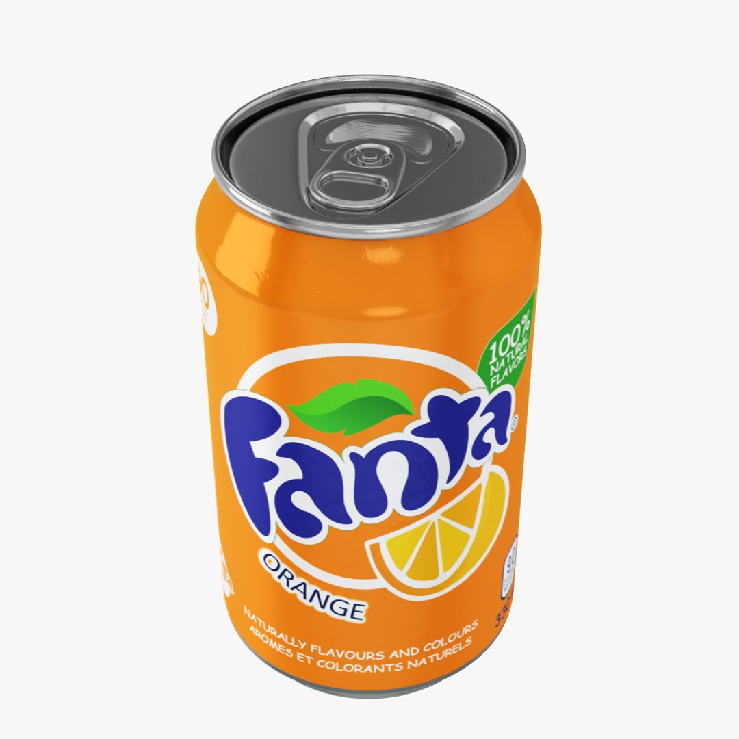 Fanta Drink Model - TurboSquid 1275194