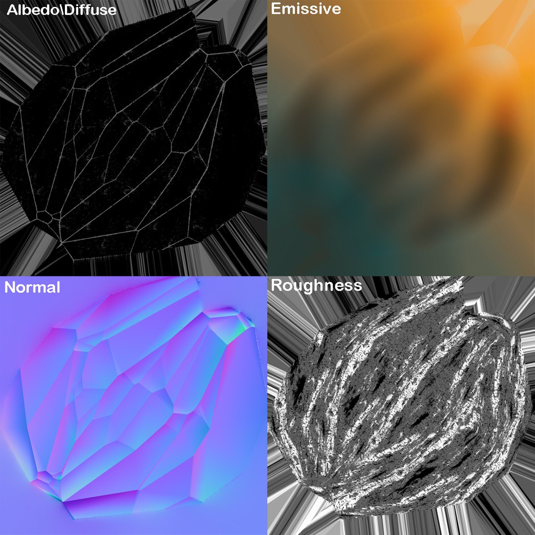 3D Crystal Set - TurboSquid 1392543