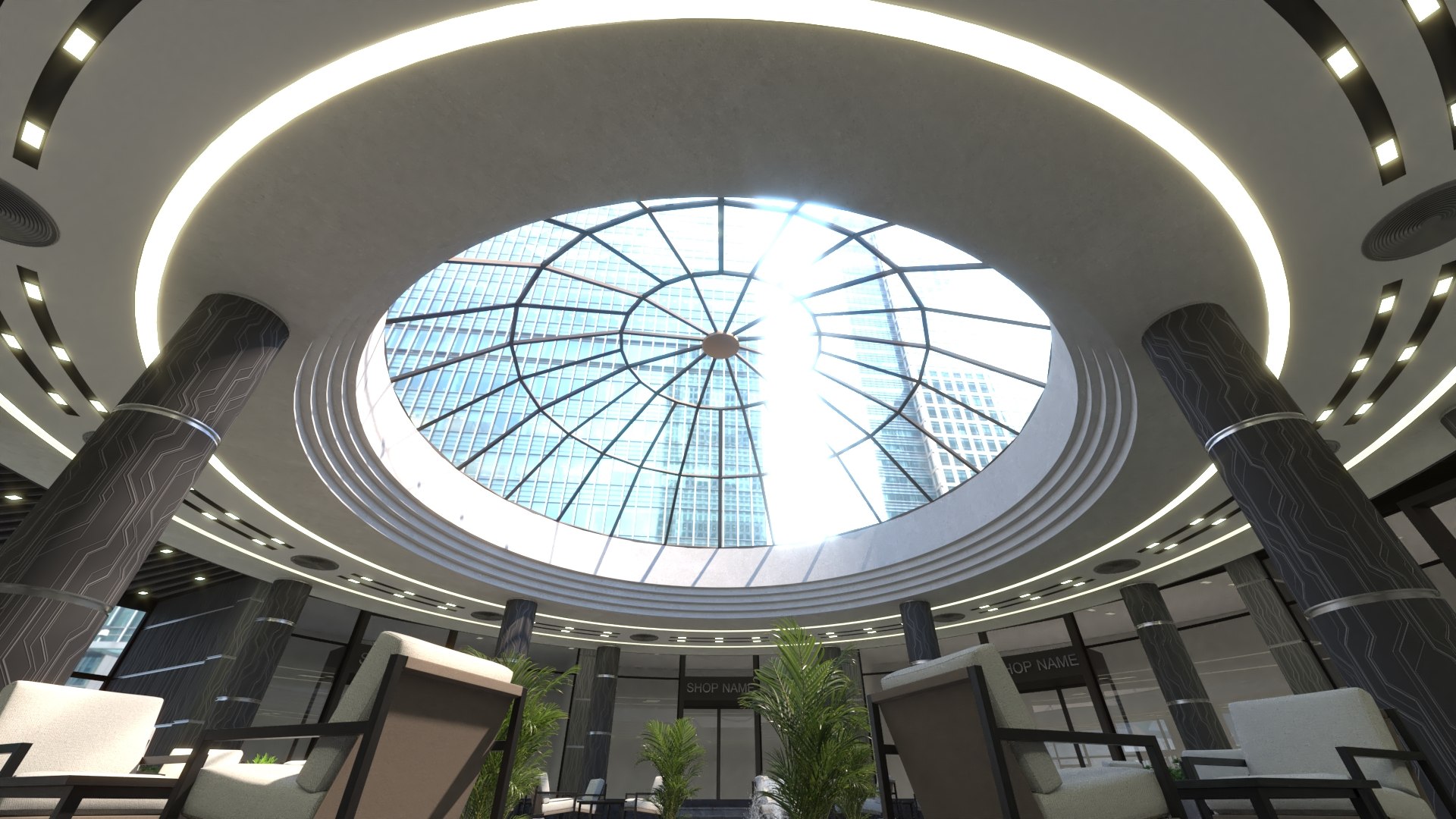 Mall Interior 3D Model - TurboSquid 2188997