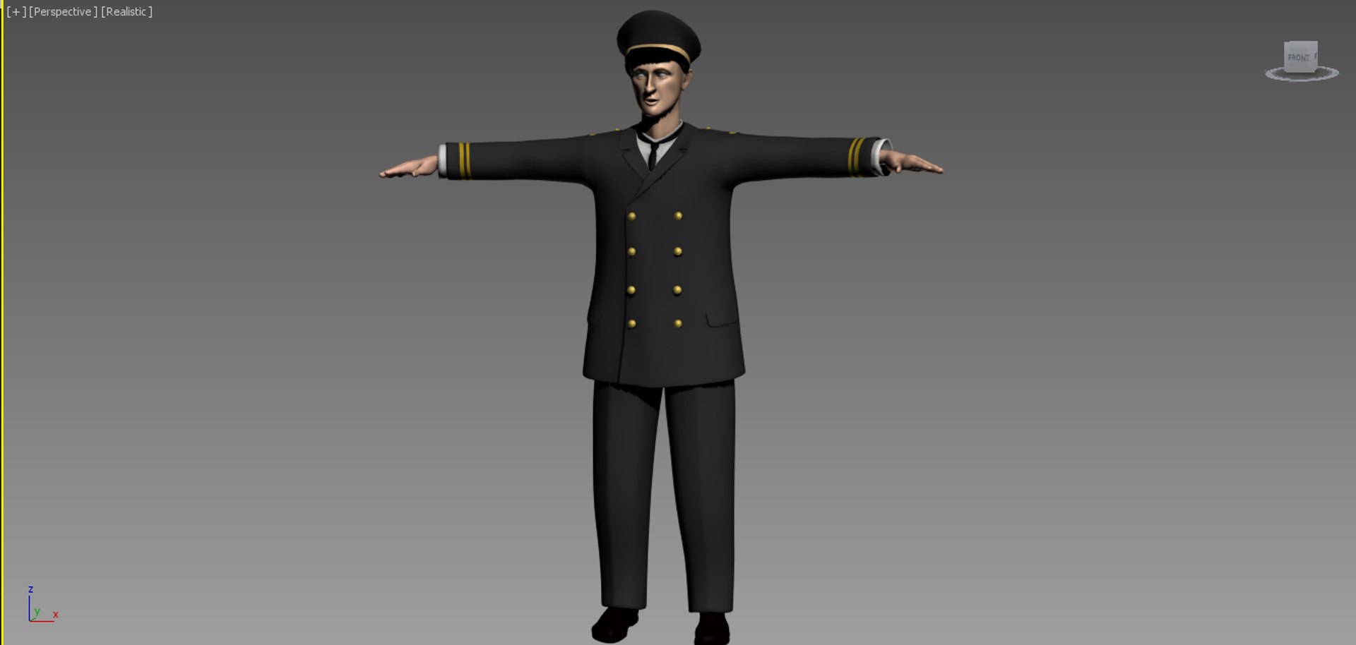 3d Mariner Ottoman