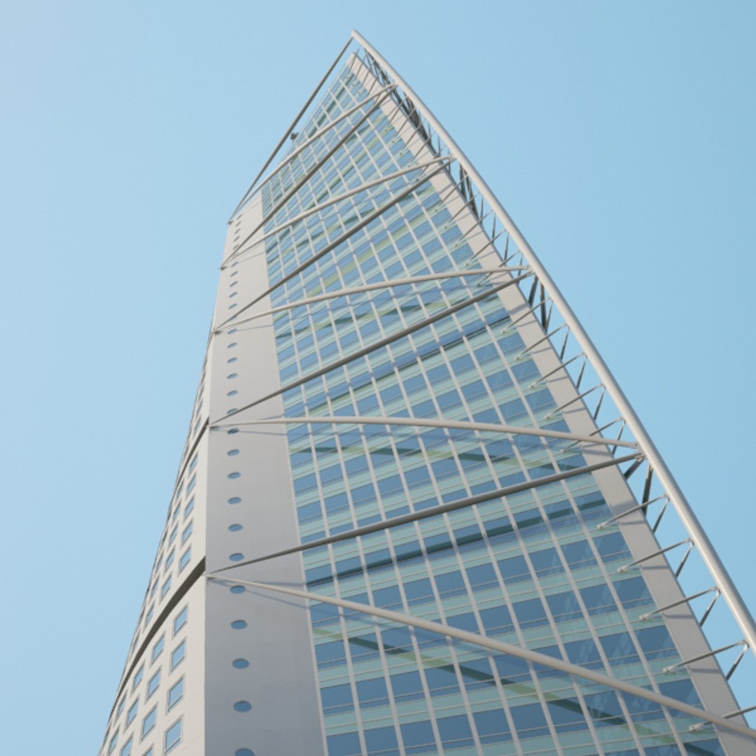 Turning Torso 3D Model - TurboSquid 1297880