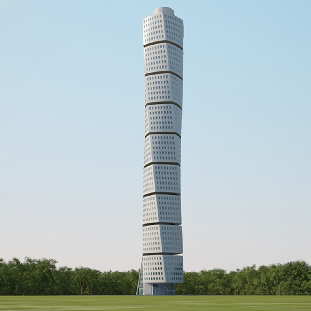 Turning Torso 3D Model - TurboSquid 1297880