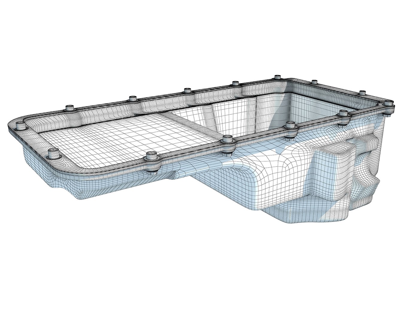 3D Oil Pan - TurboSquid 1341926