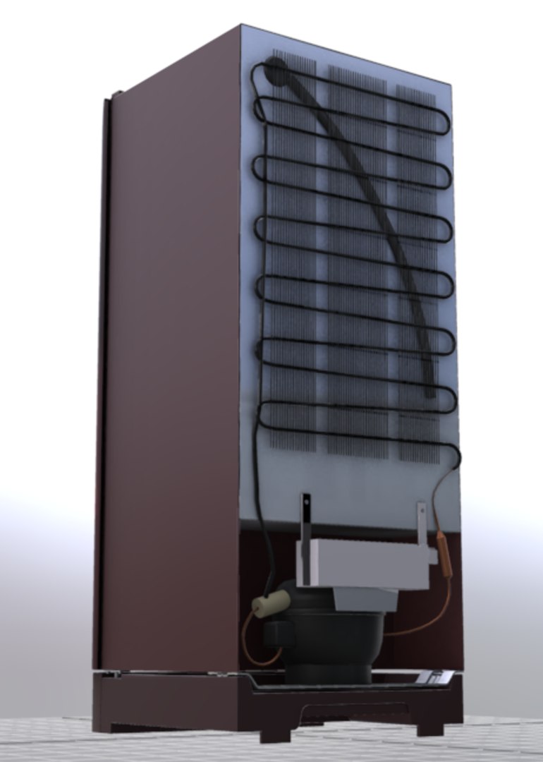 3D Model Whirlpool 245 L Direct Cool Single Door 4 Star - TurboSquid ...