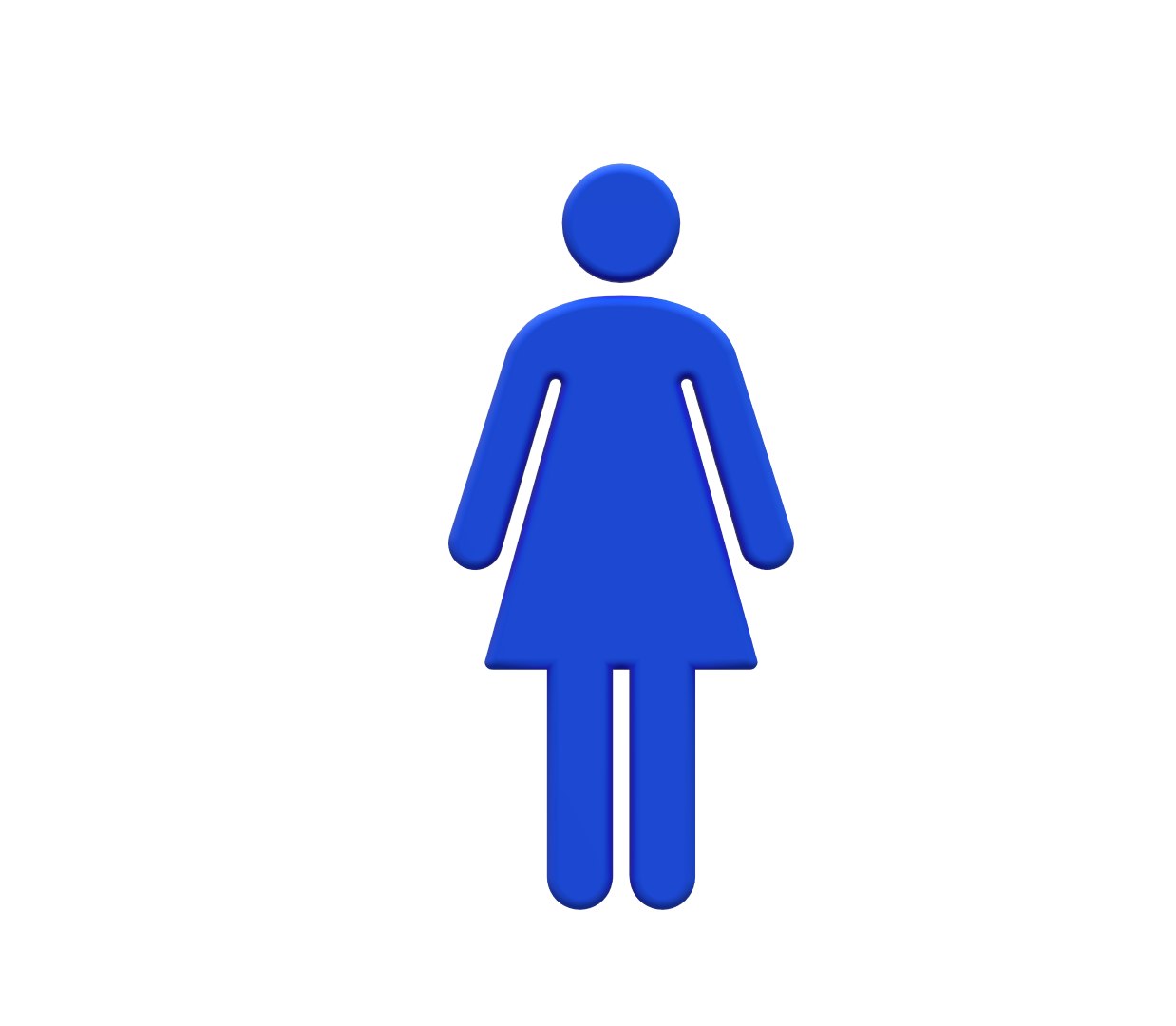 Female Icon Model - TurboSquid 1490250