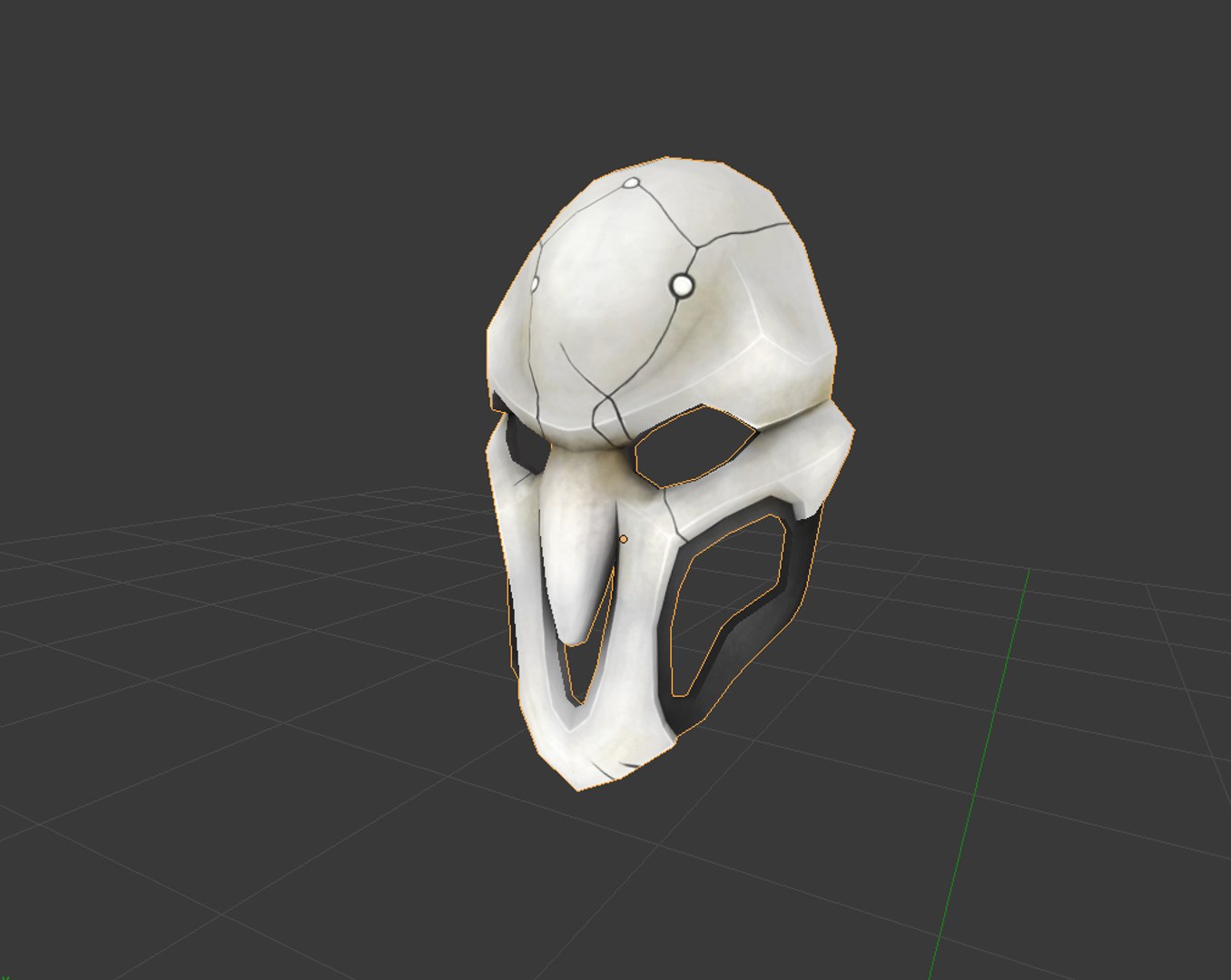 Reaper Mask Papercraft 3d Model