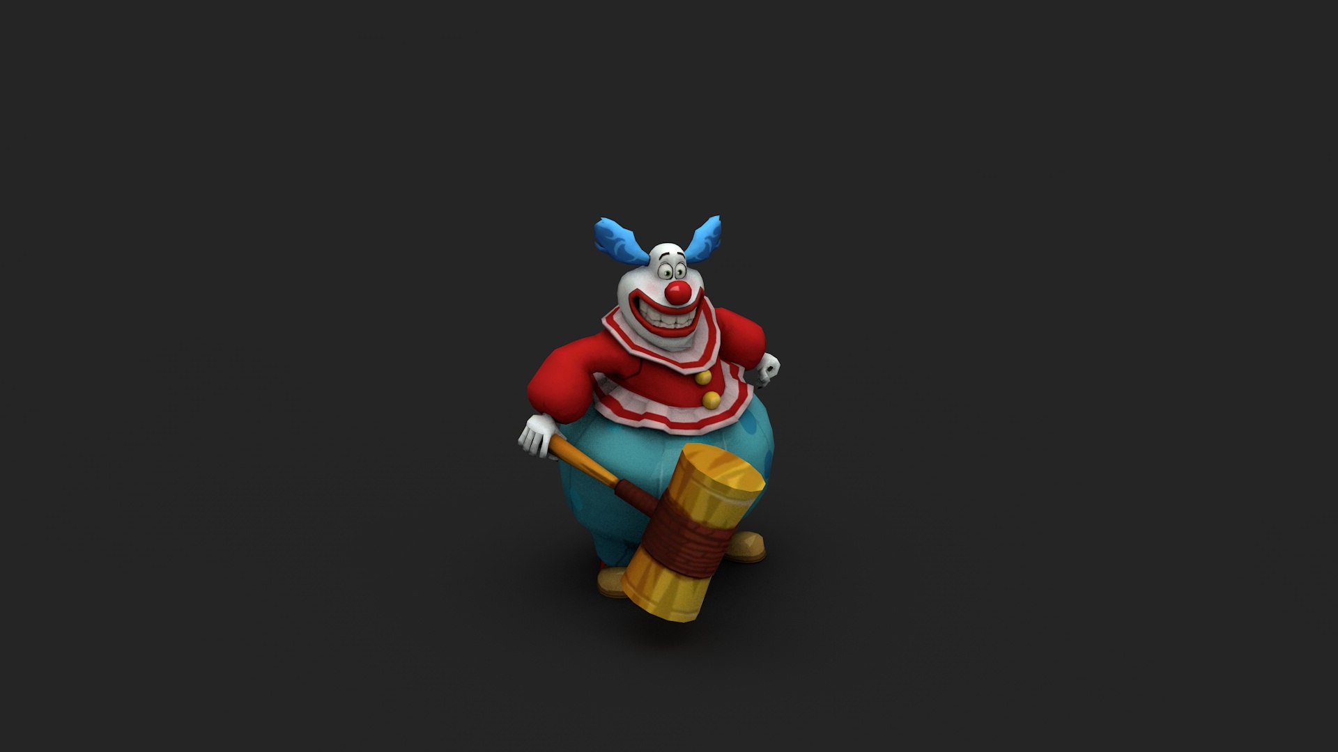 3D Jangles The Clown - TurboSquid 1848117