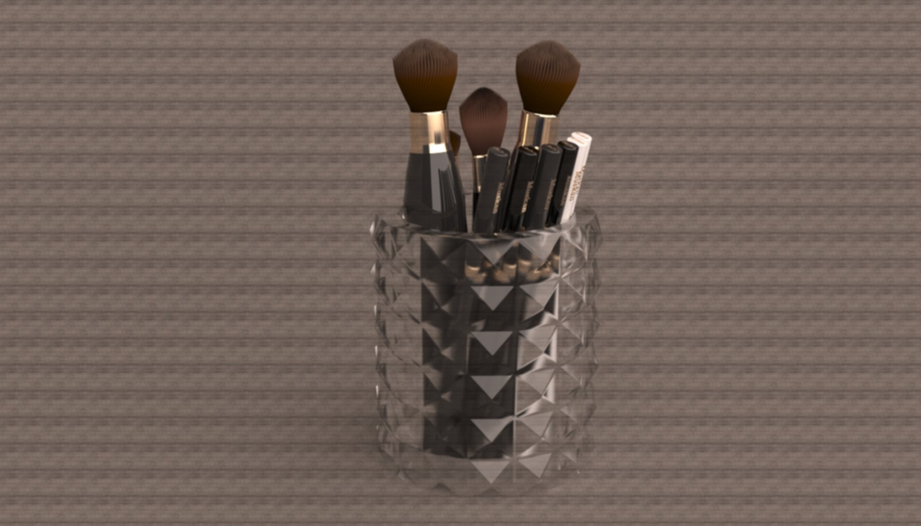 Cosmetic Holder - Makeup 3D Model - TurboSquid 1503883