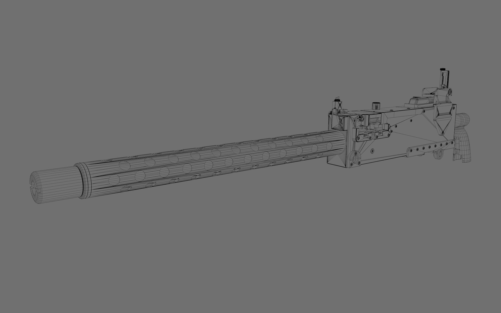 3d Browning M1919 Model