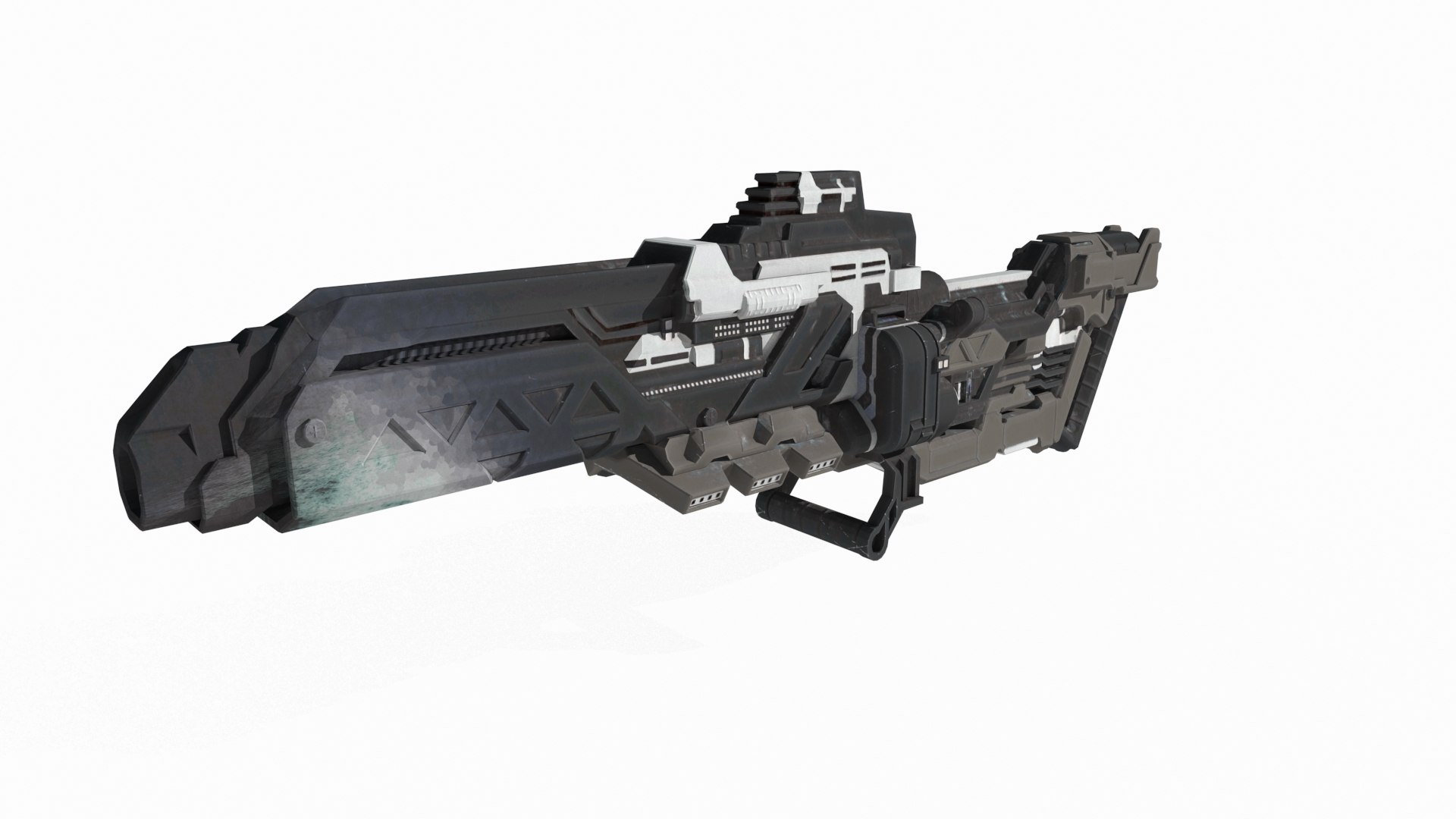 Science Fiction Handheld Heavy Machine Gun 3D Model - TurboSquid 2215191