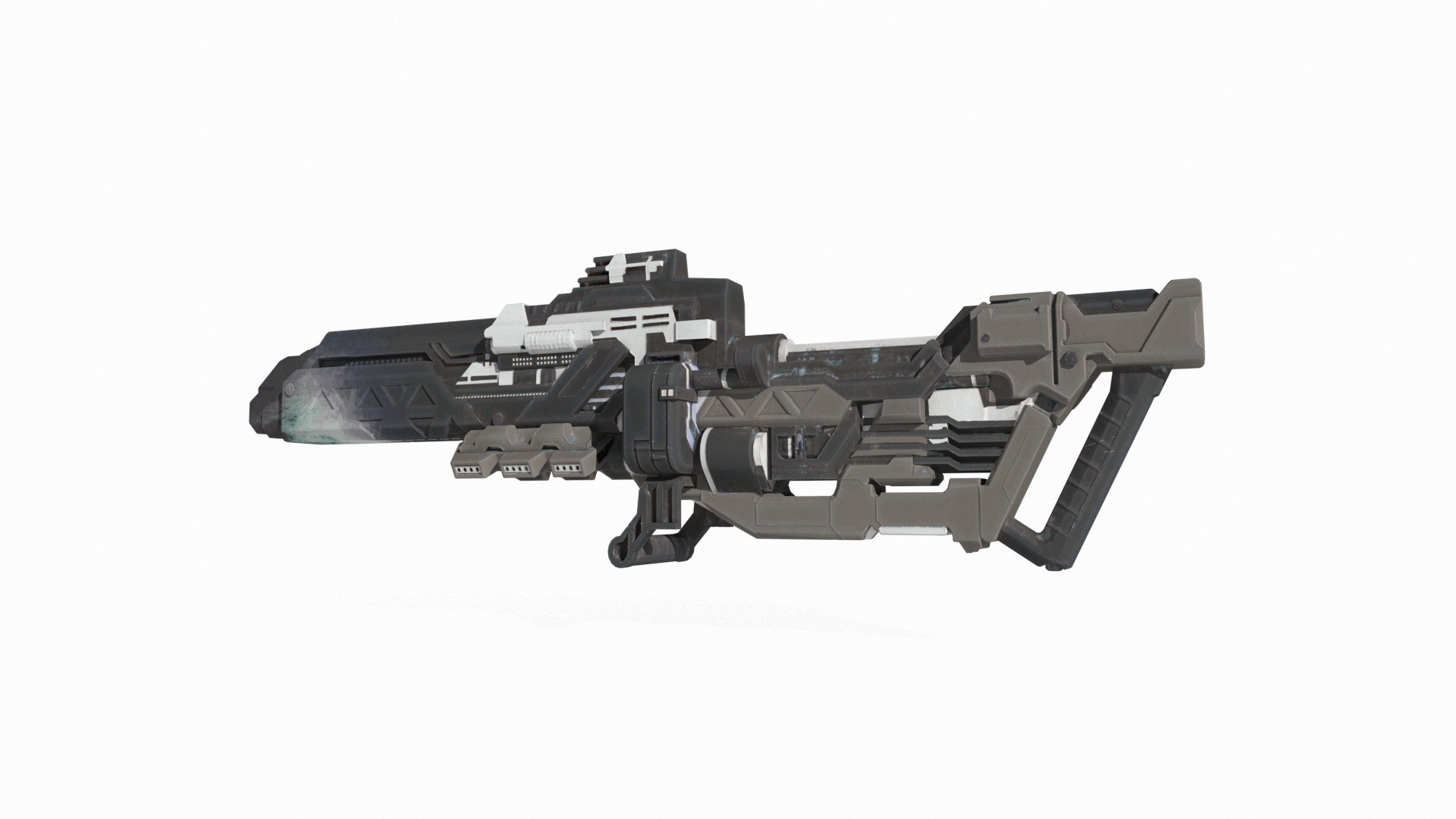 Science Fiction Handheld Heavy Machine Gun 3D Model - TurboSquid 2215191