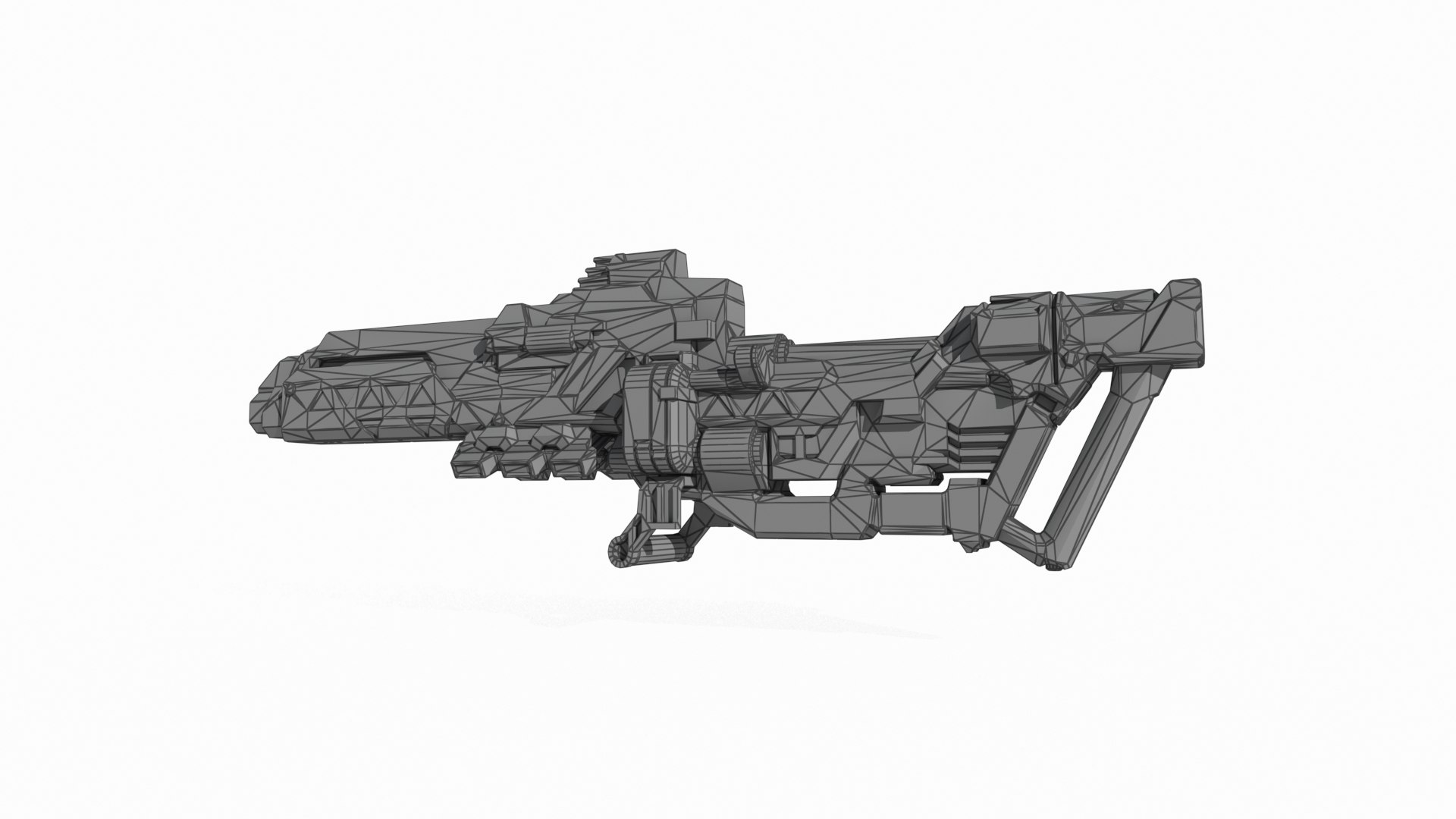 Science Fiction Handheld Heavy Machine Gun 3D Model - TurboSquid 2215191