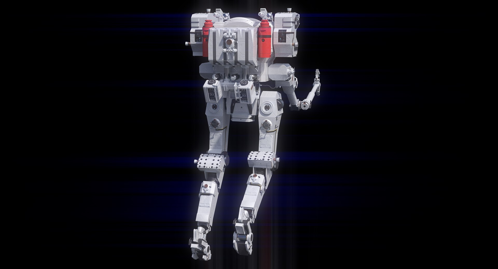 futuristic space robot nasa 3d obj