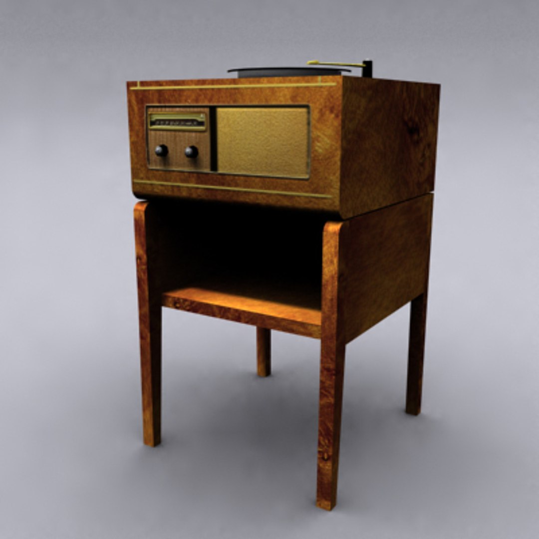 3d Model Of Unreal Tournament Record Player