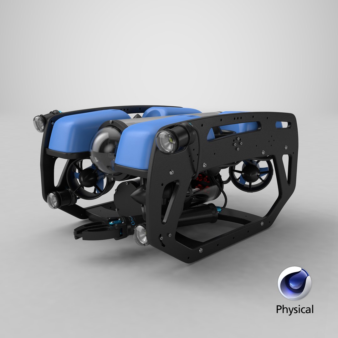 3D underwater robot bluerov2 rov model - TurboSquid 1521263